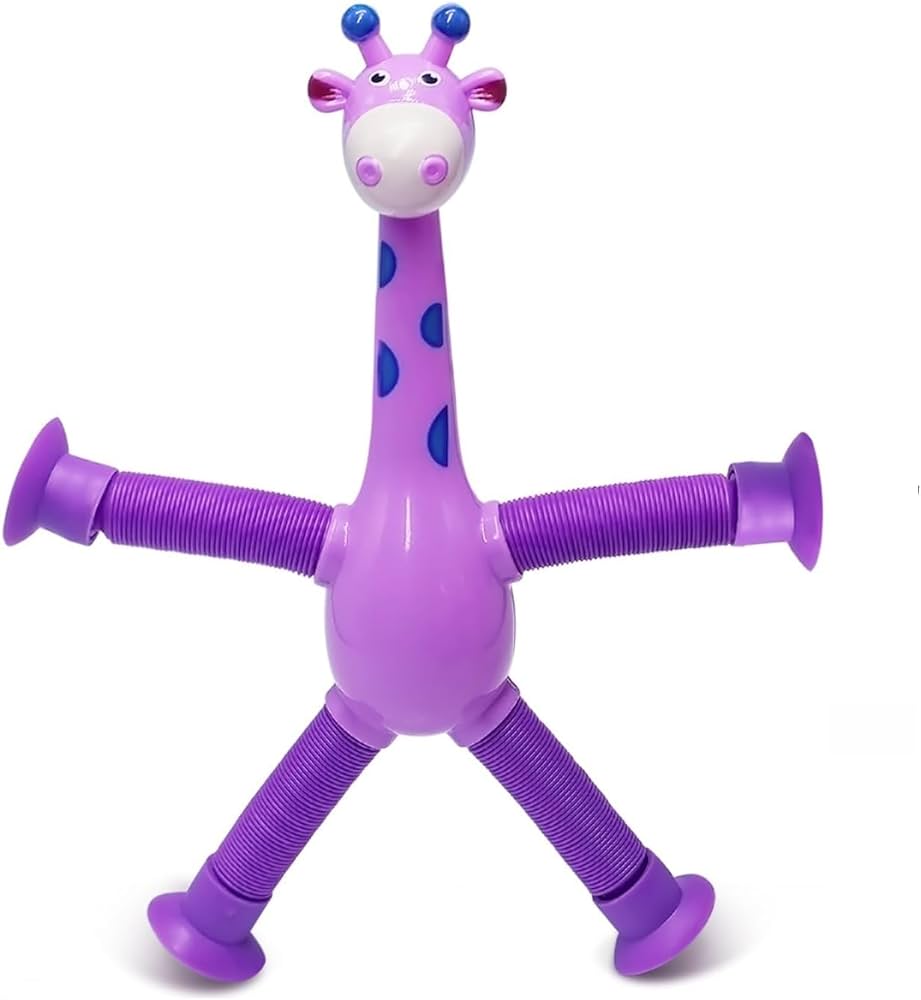 Giraffe Pop Tubes Fidget Fun Toy with Light – Baby Cart Pk