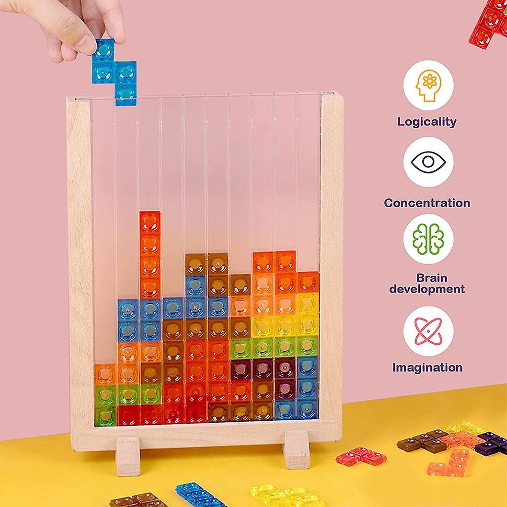 Tetris Blocks Kids Brain Teaser Puzzle Game – Baby Cart Pk