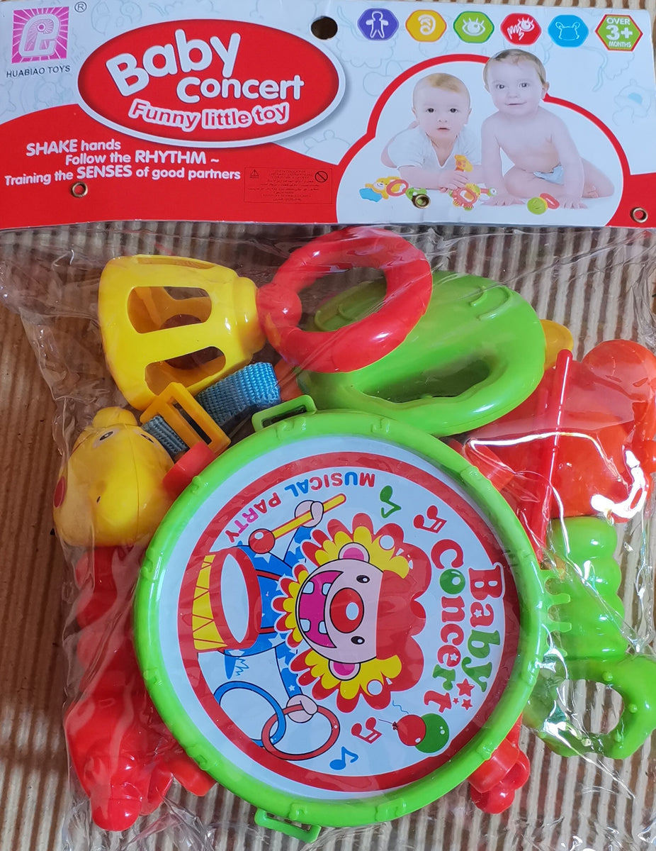 Rattle: Baby Concert 10 Pcs – Baby Cart Pk